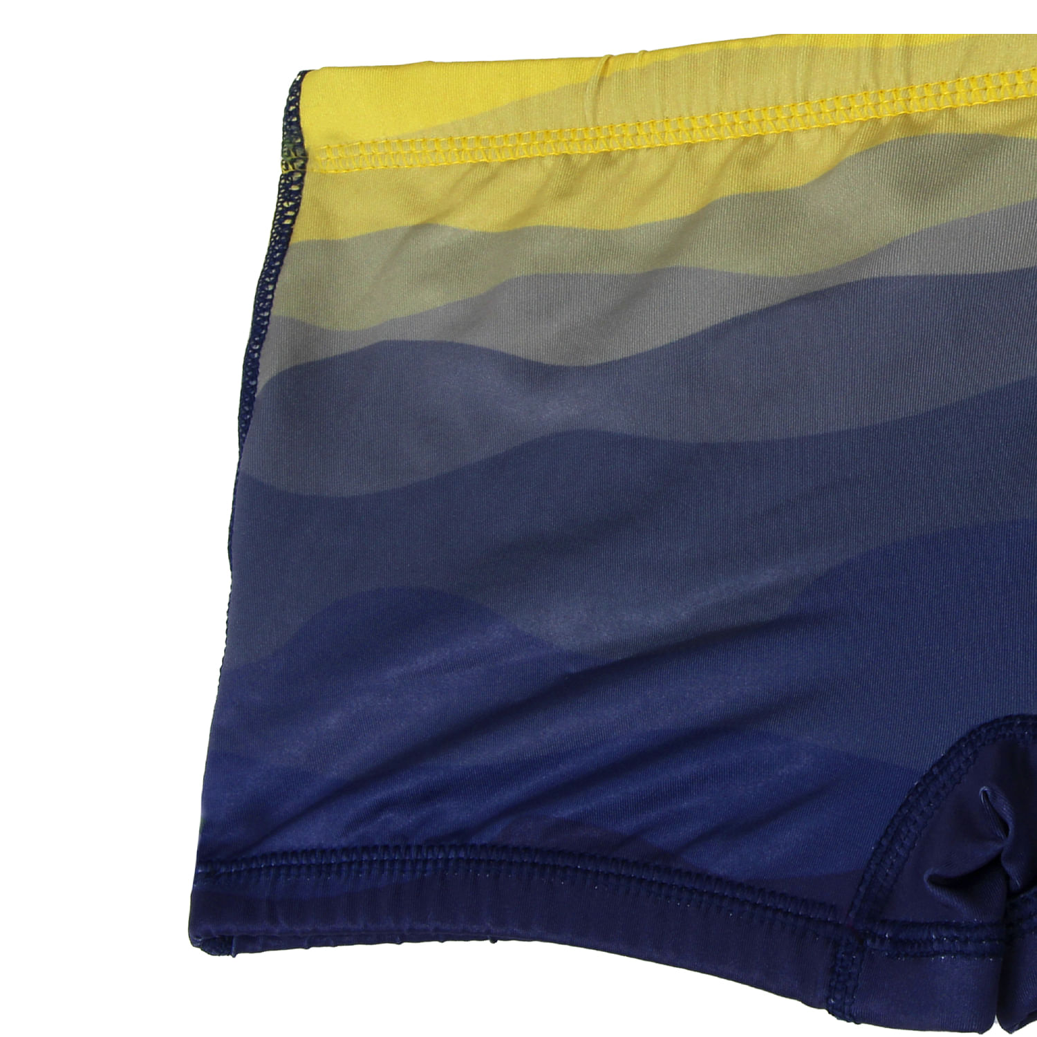 Sunga Boxer Infantil Waves - AMARELO