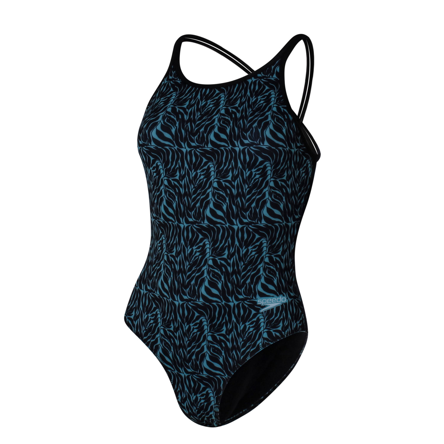 Maiô para Natação Verde Acqua Stripes - Oferta | Speedo